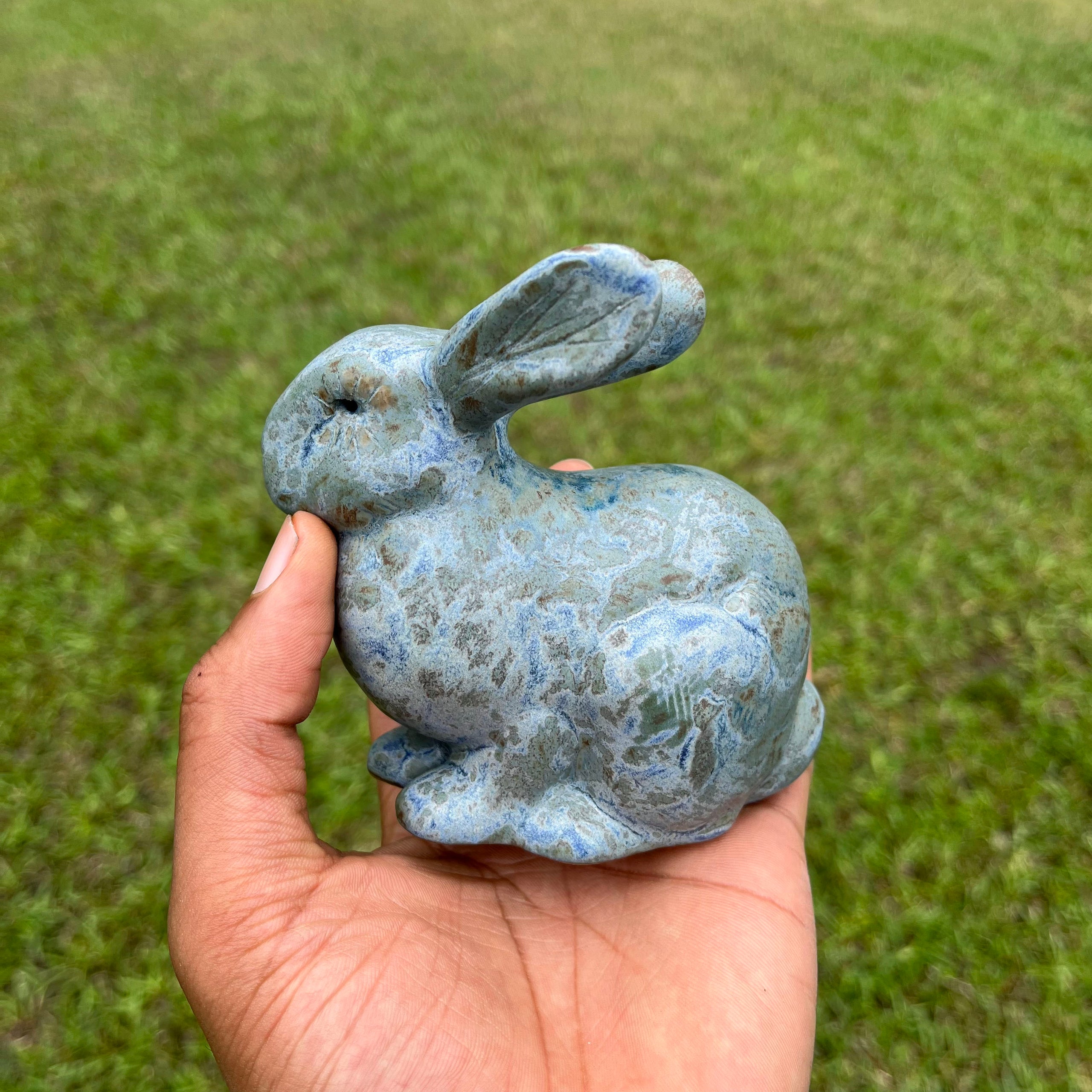Ceramic Bunny Sculpture by Vixon Sullivan | Vixon's Pottery