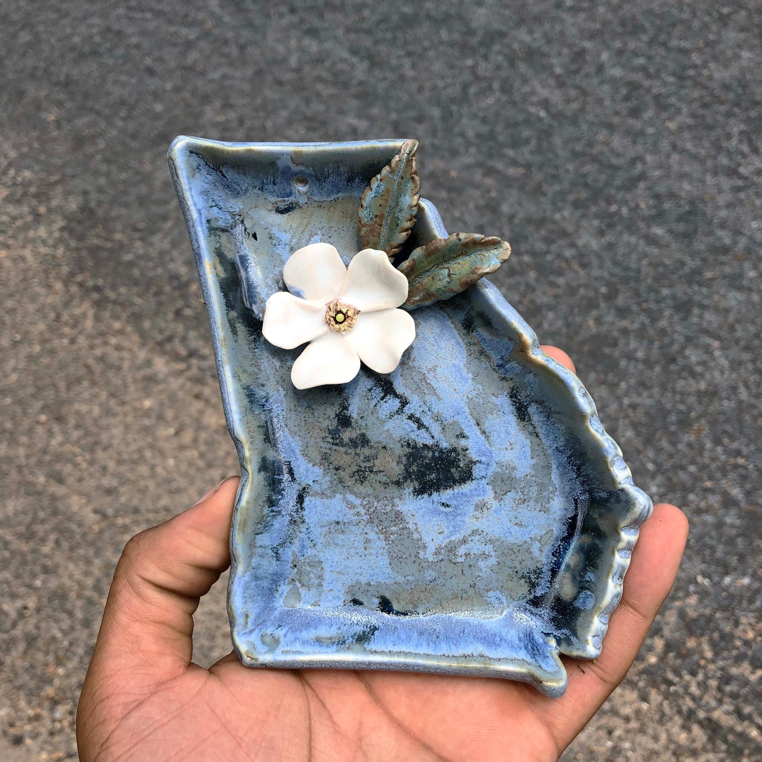 Handmade Ceramic Georgia Platter | Vixon's Pottery